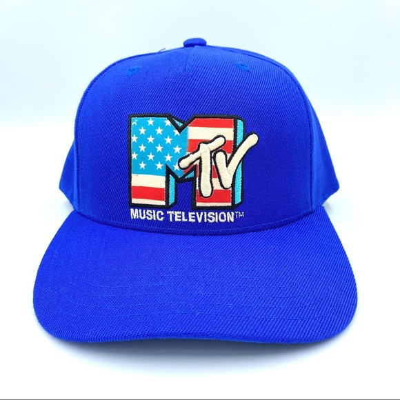 MTV | Accessories | Mtv Music Television American Flag Snapback Hat Os | Poshmark